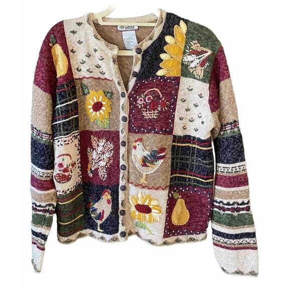 Tiara International | Sweaters | Vintage Tiara International Chicken ...